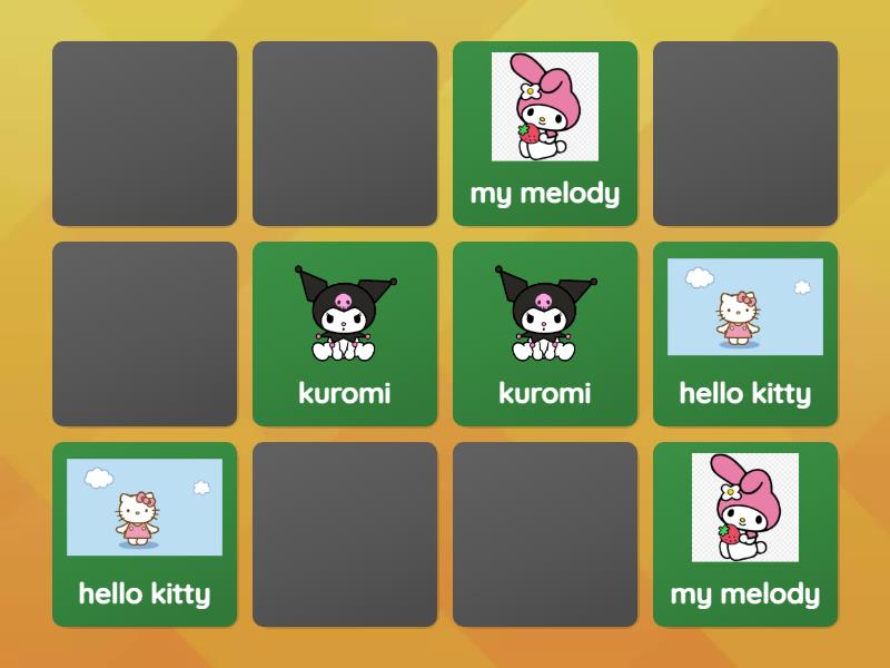 Hello kitty - Matching pairs