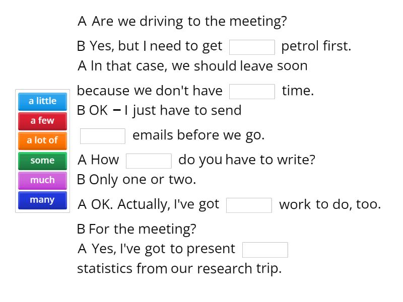 BR B1 Ex 1 - Complete the sentence