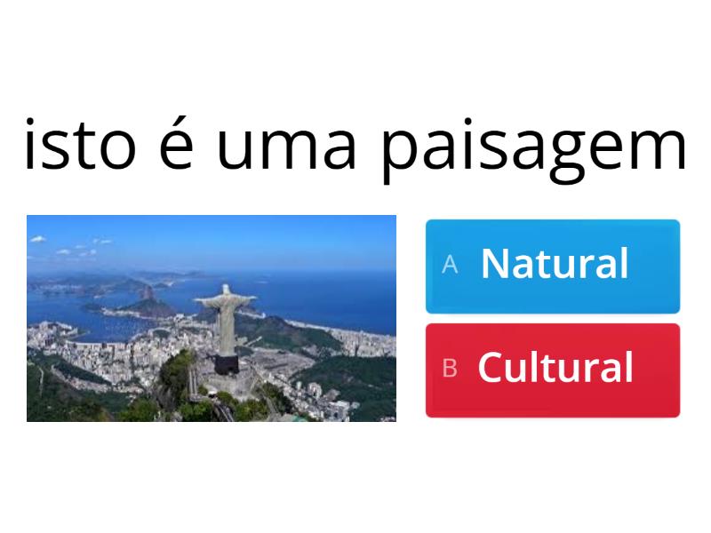 Jogo de Geografia (Paisagem Natural e Cultural) 6°ano - Quiz
