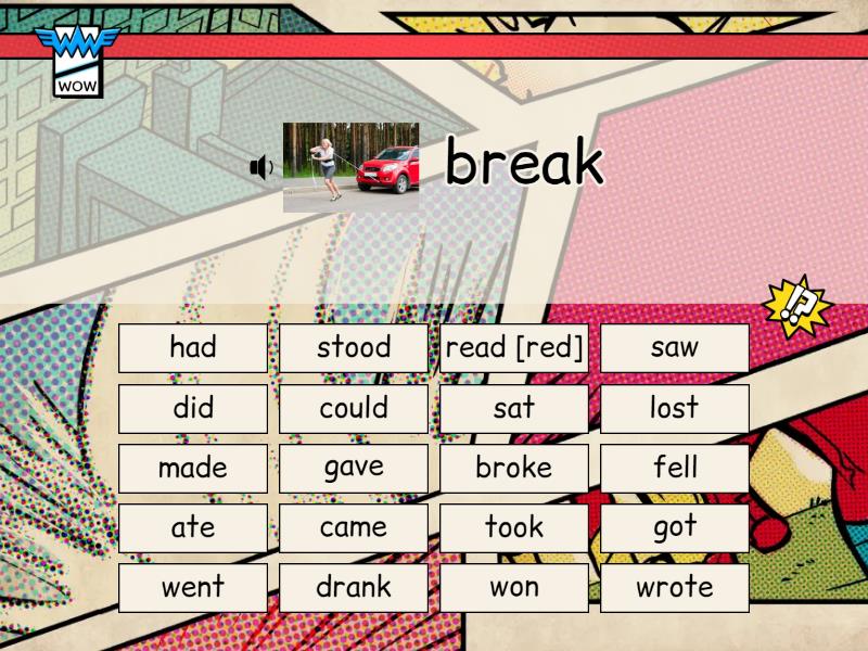 Starlight 4 Module 8 Irregular verbs - Find the match