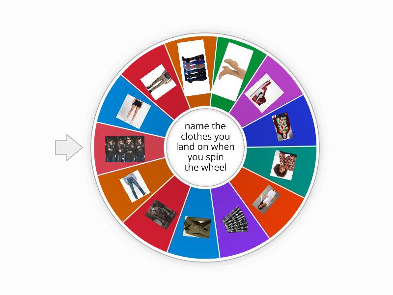 Clothes spin - Spin the wheel