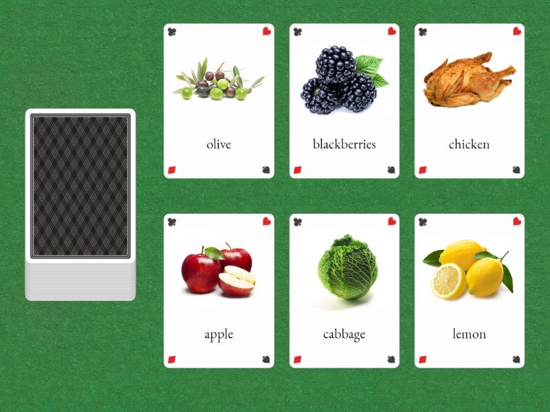 English 5 класс Food (eng) - Speaking cards