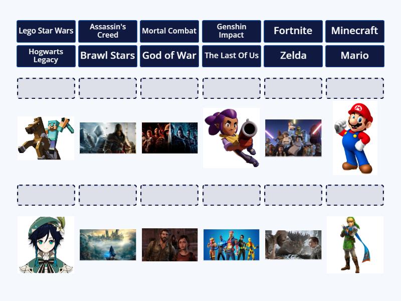 Video Games Matching - Match up