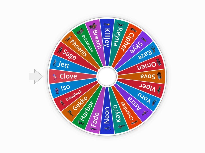 Valorant - Spin the wheel