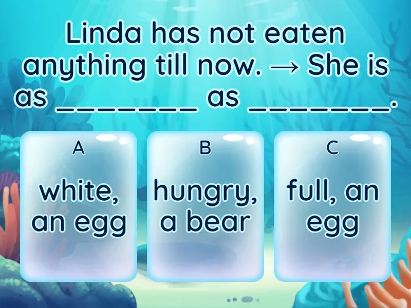 P.6 Popular similes (as...as) - Quiz