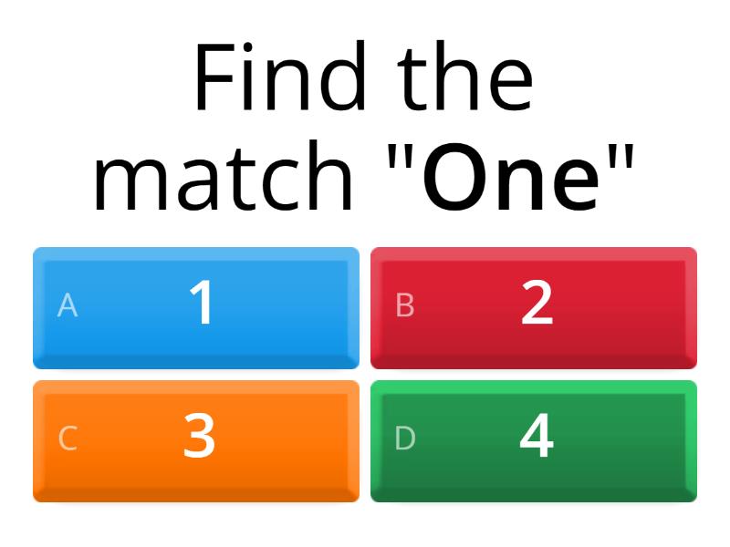 Mathematics Level 1:Numbers (1-10) - Quiz