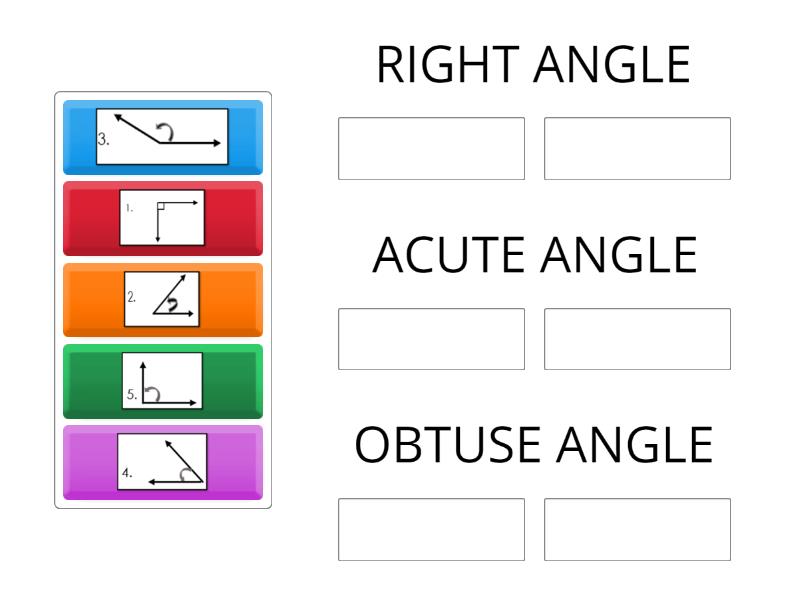 Kinds of Angles - Group sort