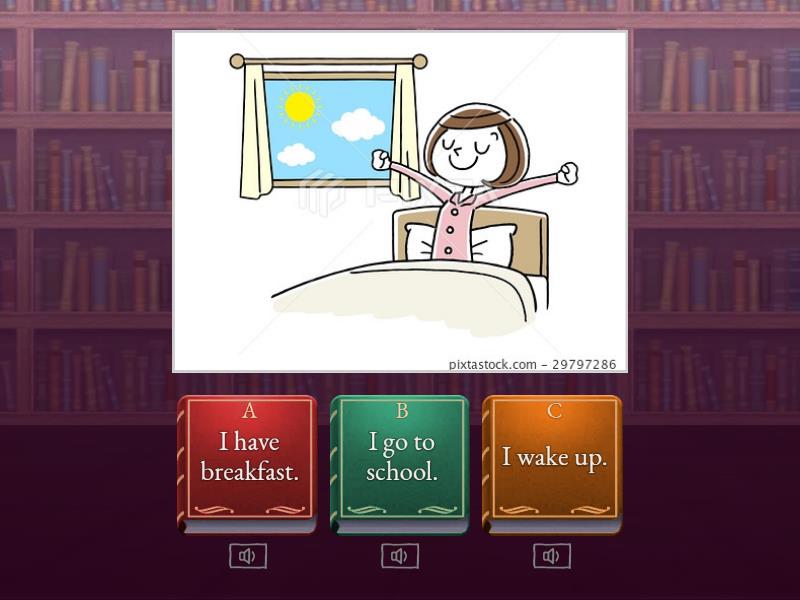 Daily routine - Quiz