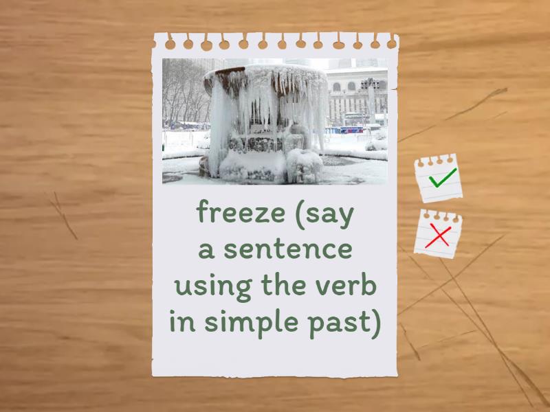 Verbs + verbs Open Class 2 - Flash cards