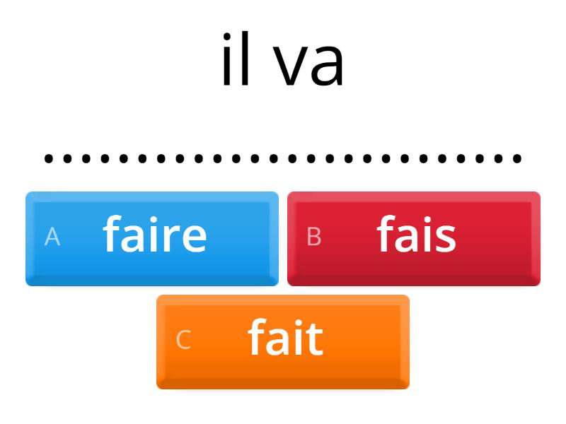 futur proche - Quiz