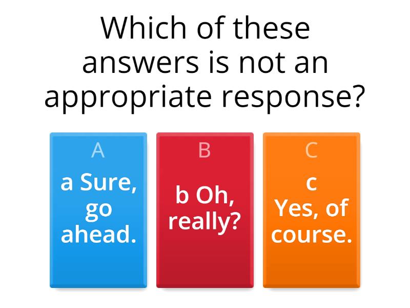 B1 Business Partner: 1.3 - Functional language - Quiz