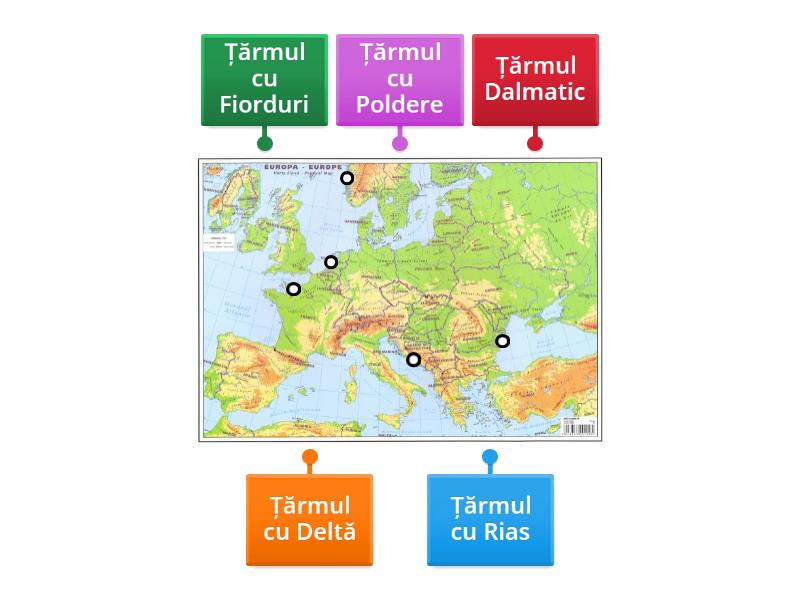 TIPURILE DE ȚĂRMURI - Labelled diagram