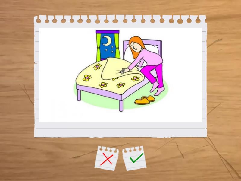 Daily routine - Flash cards