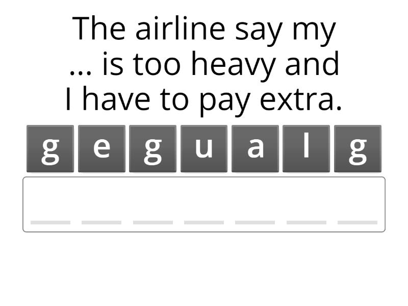 Destination B1 Unit 9A - Anagram