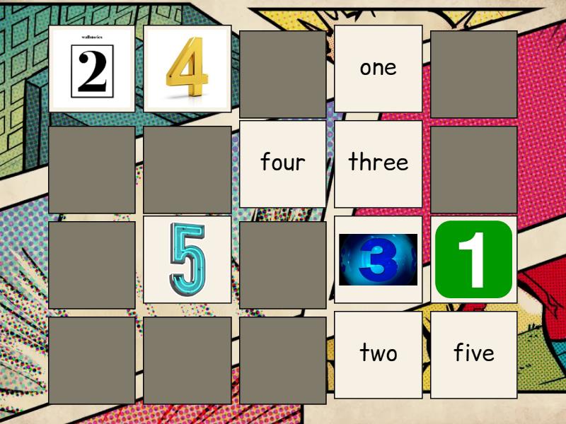 Number practice - Matching pairs