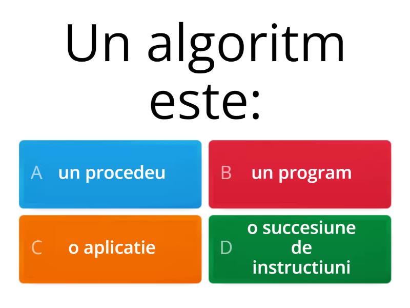 TEST -ALGORITMI - Quiz