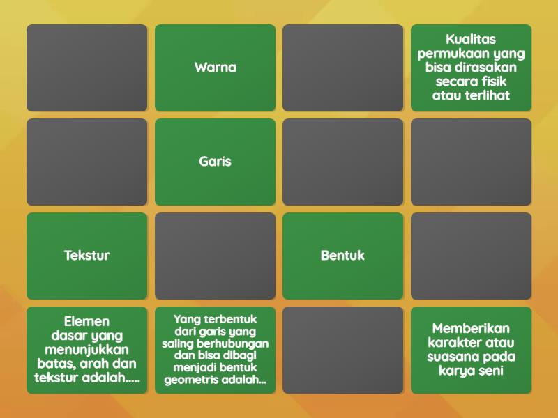 GAMES KUIS KELAS 5 B - Matching pairs