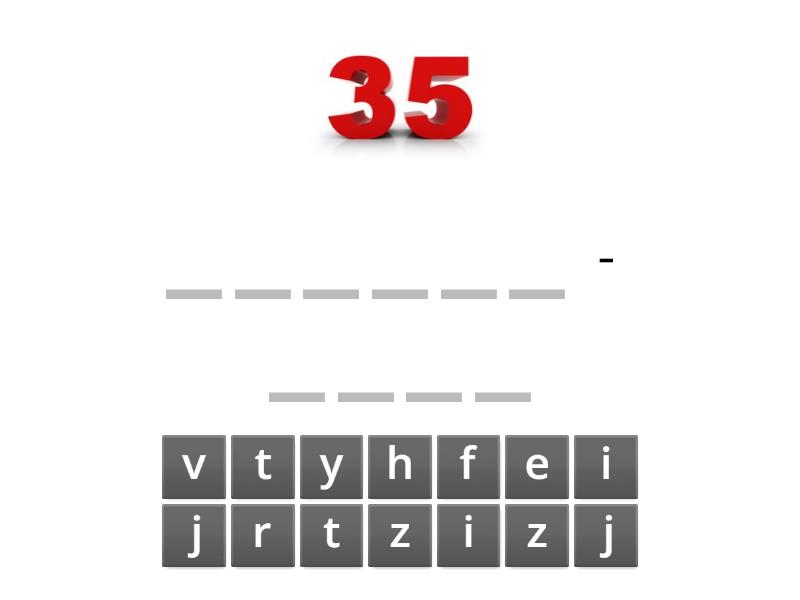 Spelling Numbers (Time)- G4 - Spell the word