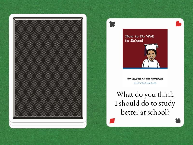 Solutions Intermediate Unit 1G (SHOULD/ OUGHT TO) - Random cards