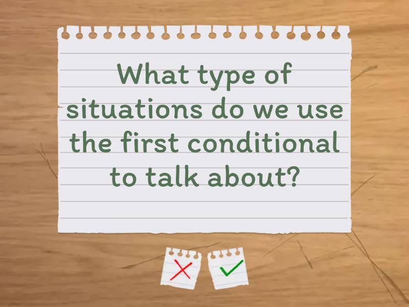 First and second conditionals - Flash cards