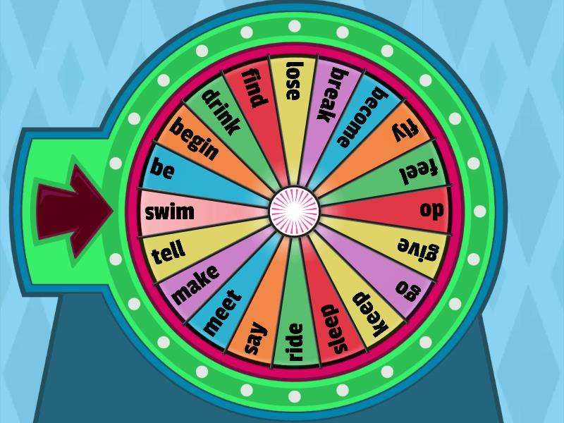 regular/irregular - Spin the wheel