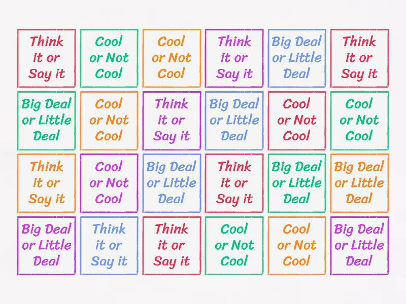 Social Skills - Flip tiles