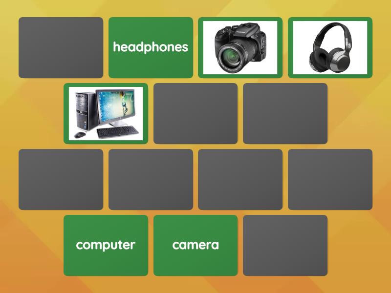 gadgets memory game - Matching pairs