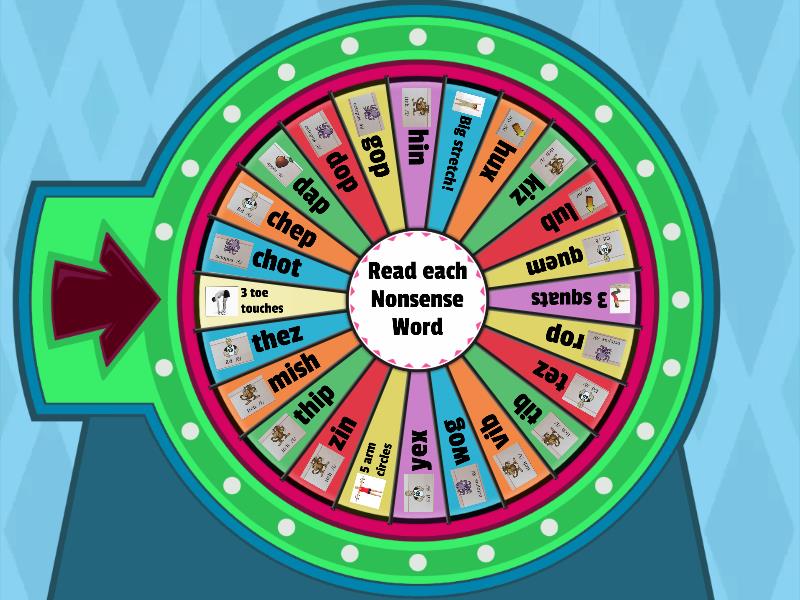 Wilson 1.3 Nonsense Words - Spin the wheel