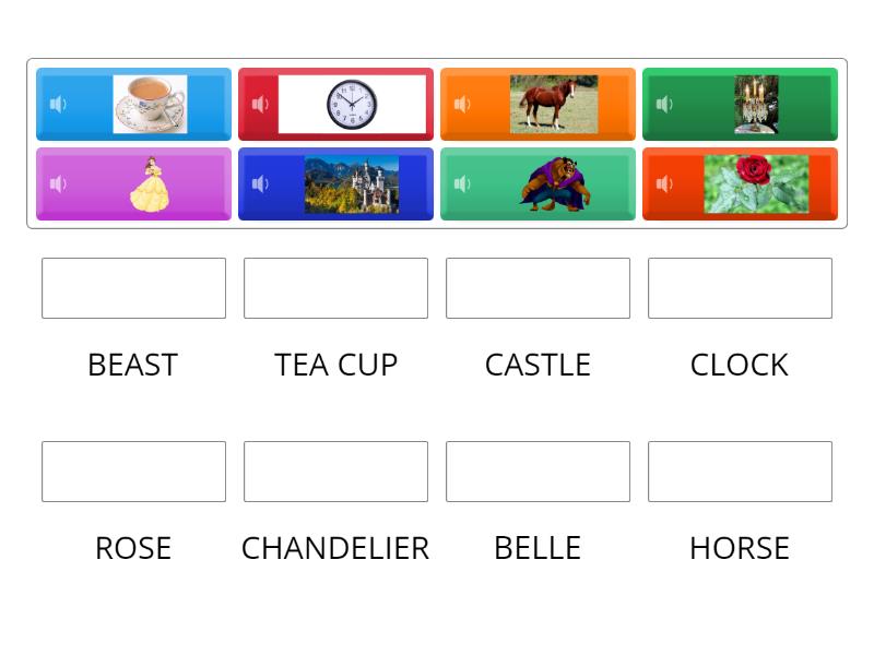 the beauty and the beast - Match up