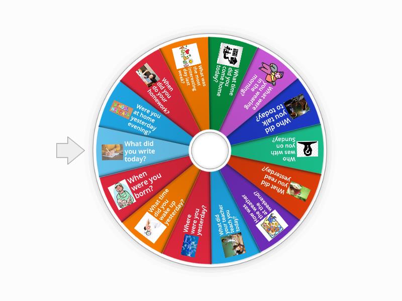 Personal questions A1 revision - Rueda aleatoria