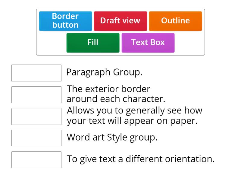 Chapter-5 Advanced Formatting - Match up