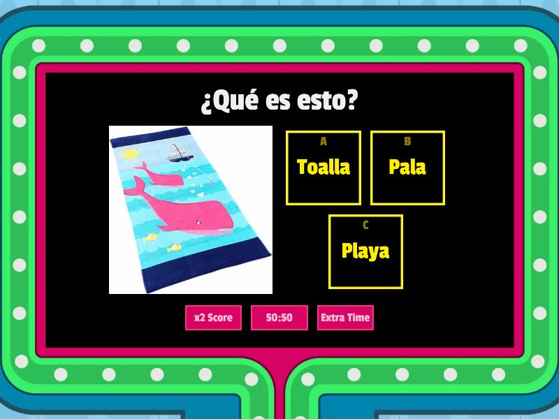 Las vacaciones I Quiz - Gameshow quiz