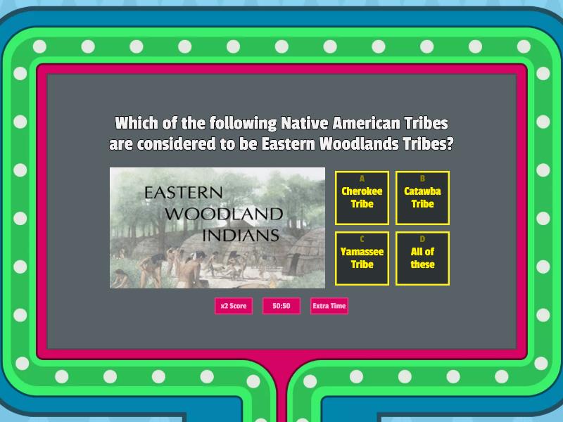 SC Native American Tribes Review - Gameshow quiz