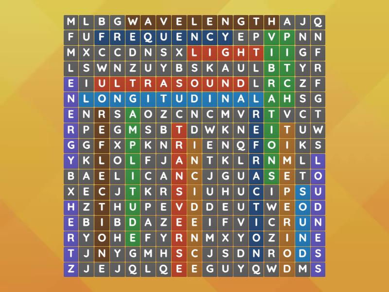 Waves - Wordsearch