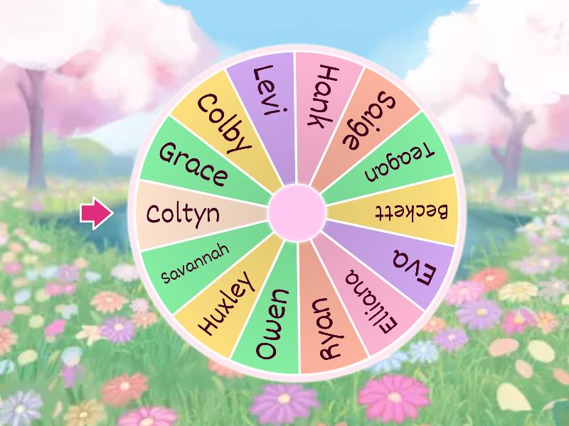 extended day Class names - Rueda aleatoria