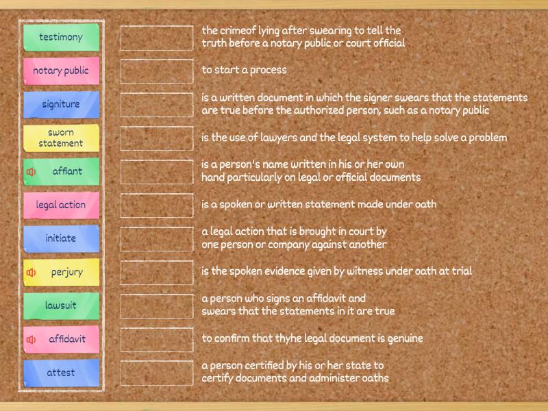 Career Paths law Book 2 Unit 2 - Match up