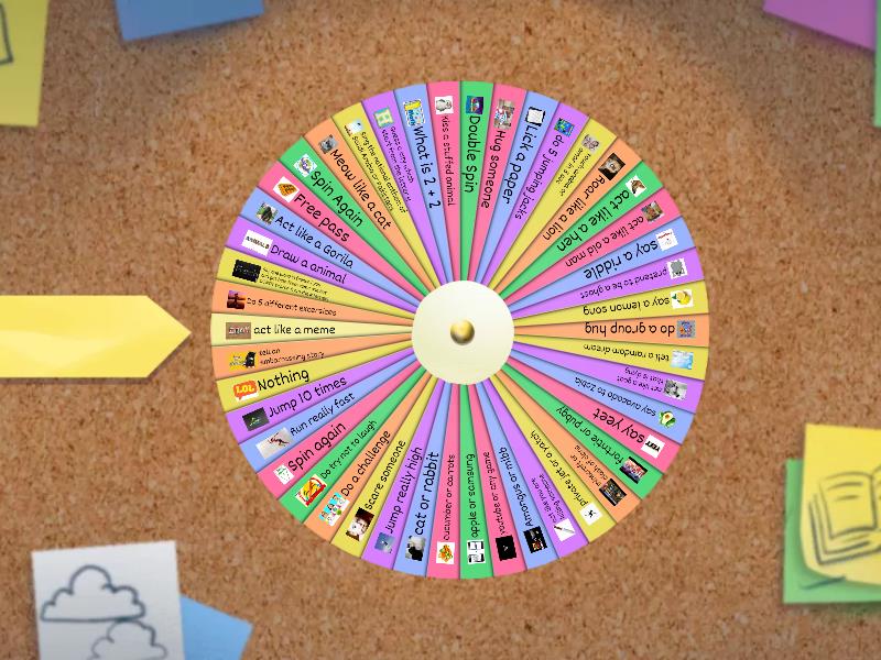 Wheel of Dares - Spin the wheel
