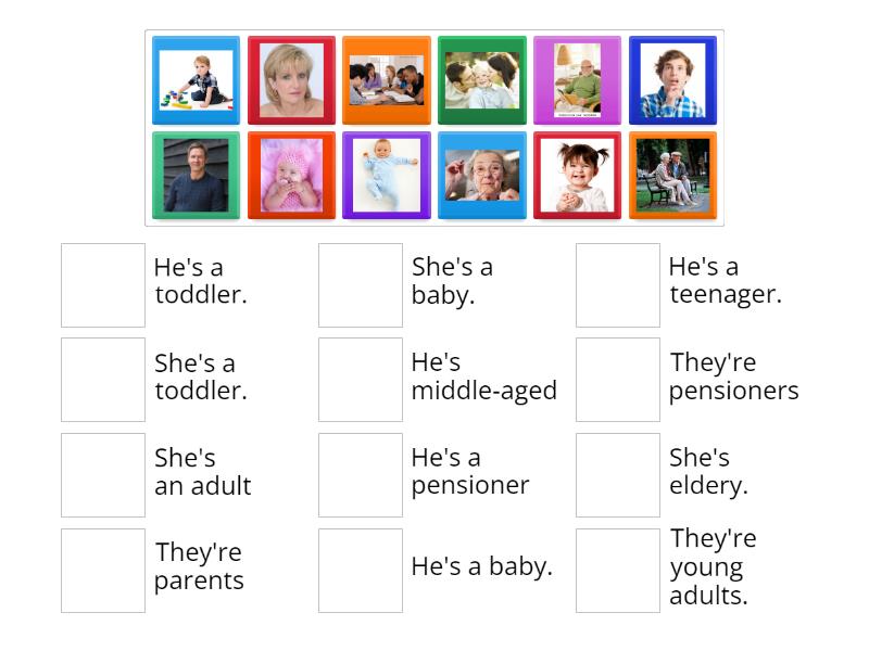 APPEARANCE - age and age groups - Match up