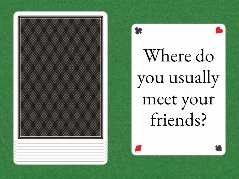 Routines: asking & answering questions - Speaking cards