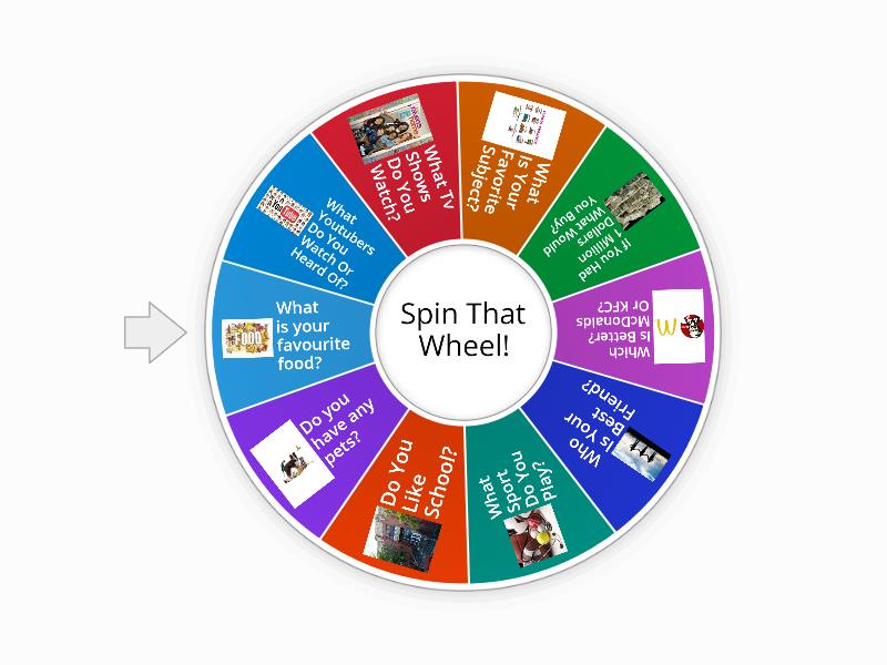 Wheel Of Questions! Icebreaker - Random wheel