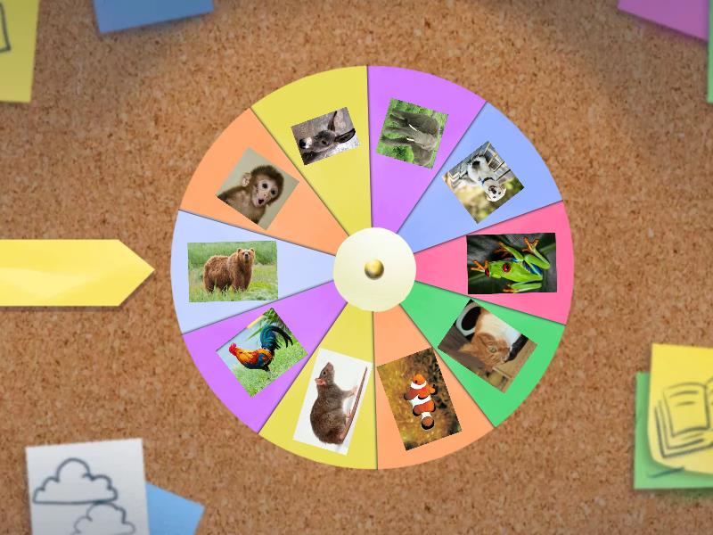 Elephant song animals (wheel) - Spin the wheel