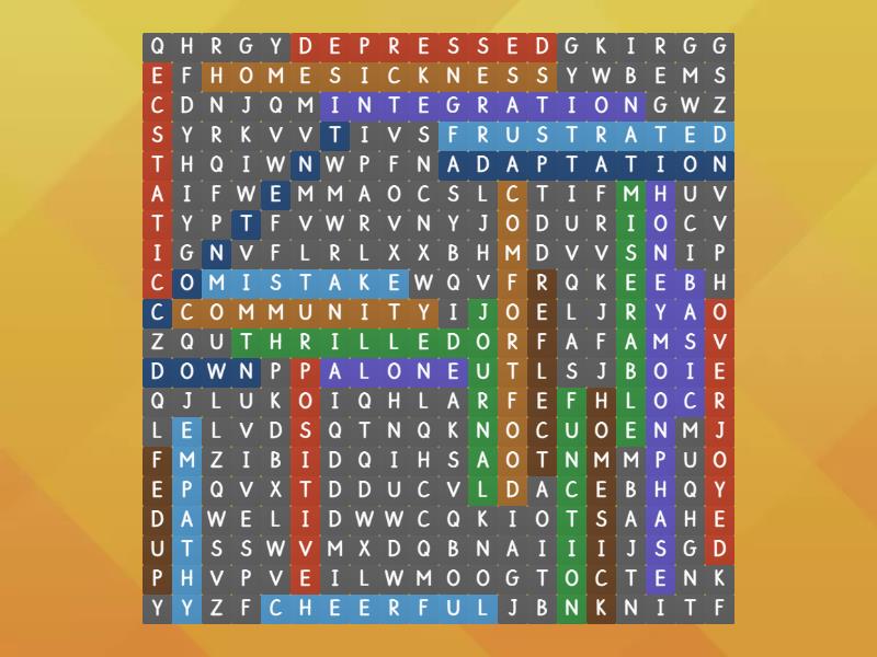 Sopa de letras básico - Wordsearch