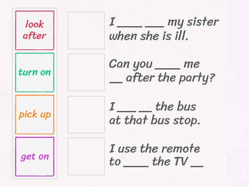 Prepare 2 Unit 16 phrasal verbs - Match up