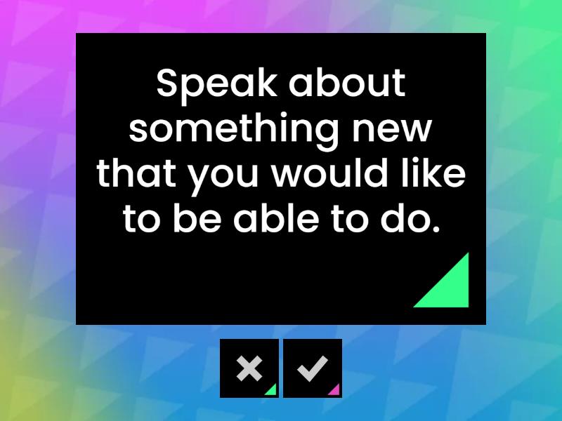 INTER 4B - Modals of ability (communication) - Flash cards