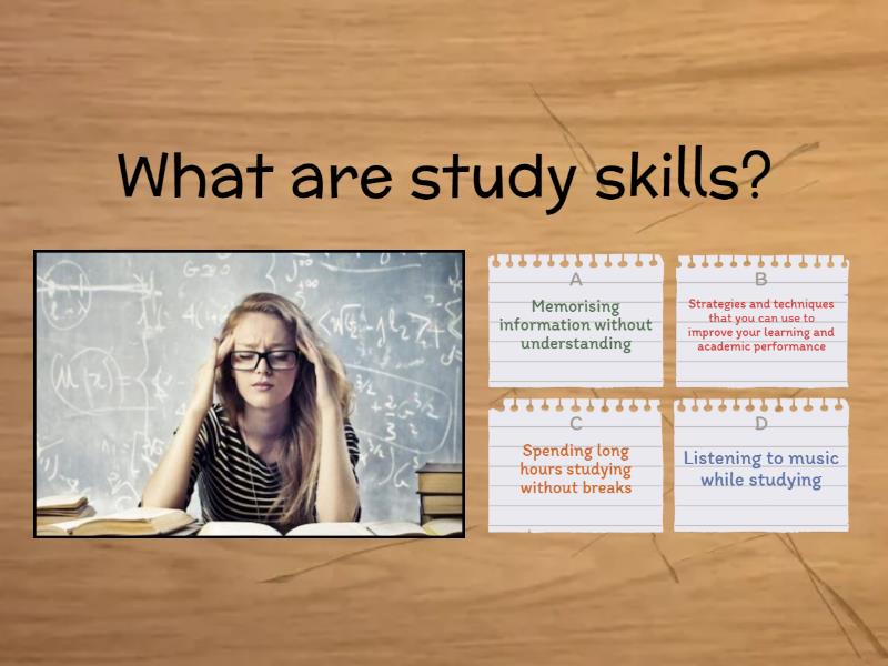 Study Skills - L4 Transition to Leadership - Quiz