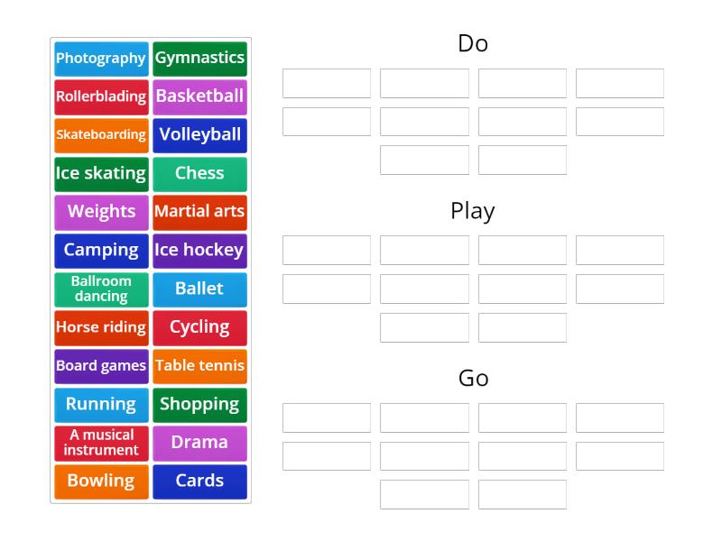 Sports - Group sort
