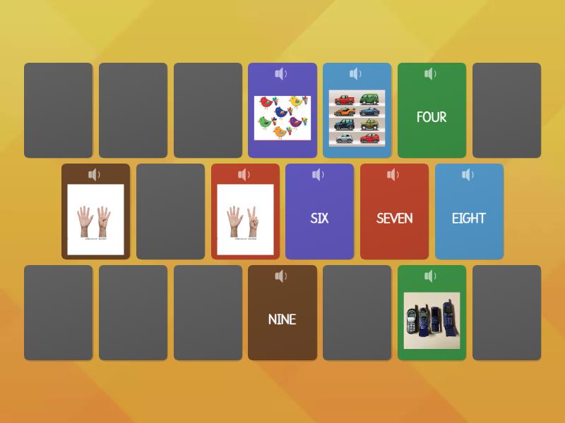 MEMORY GAME (Numbers - 1 to 20) - PART 2 - Parejas