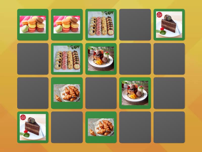 Candy matching game - Matching pairs