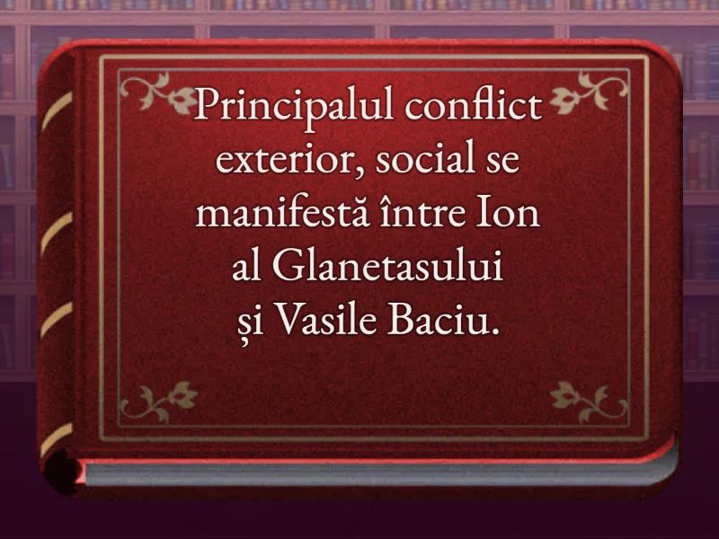 Conflictele romanului Ion - Flash cards