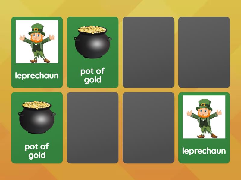 St Patricks Day - Matching pairs